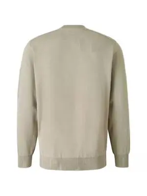 C.P. COMPANY Crew-neck Cotton Sweatshirt - Neutrals
