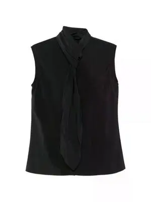 Alberta Ferretti Tie-detail Sleeveless Top