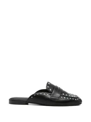 TAMARIS Studded Mules - Black