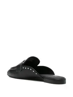 TAMARIS Studded Mules - Black
