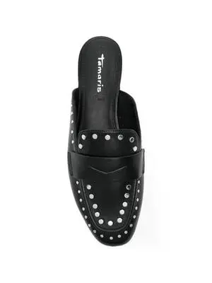 TAMARIS Studded Mules - Black