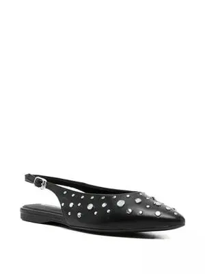 TAMARIS Studded Slingback Pumps - Black