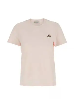Moncler Logo-patch Crew-neck T-shirt - White