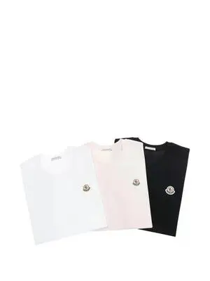 Moncler Logo-patch Crew-neck T-shirt