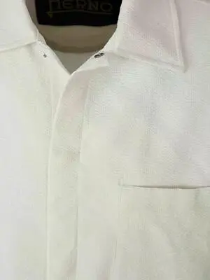 Herno Seer-crease Shirt - Neutrals