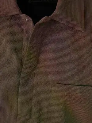 Herno Short-sleeve Chest-pocket Shirt - Brown