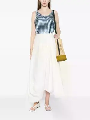 PIERRE-LOUIS MASCIA Aloe Striped Top - Blue