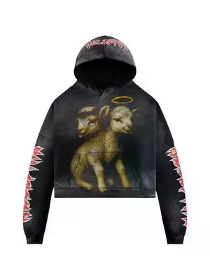 HELLSTAR Graphic-print Hoodie - Black