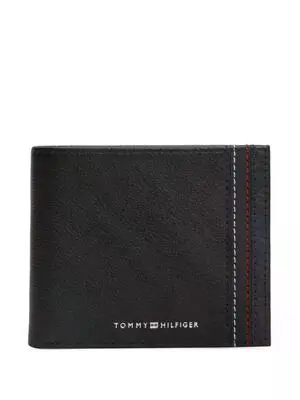 Tommy Hilfiger Striped-detail Wallet - Black
