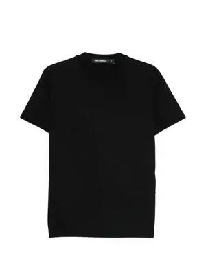 Karl Lagerfeld Letter-embossed T-shirt