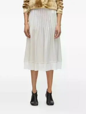 3.1 Phillip Lim Crystal-inlay Embellished Slip Skirt - Neutrals