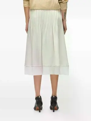 3.1 Phillip Lim Crystal-inlay Embellished Slip Skirt - Neutrals