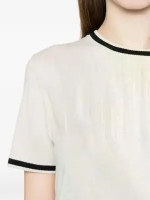 Max Mara Crew-neck T-shirt - Neutrals