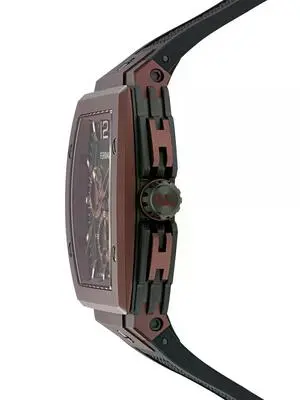 FERRAGAMO F-80 Tonneau Chronograph 42mm Watch - Black