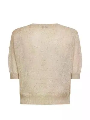 Brunello Cucinelli Openwork Ribbed Sweater