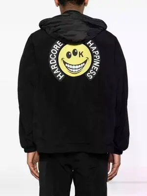 Kolor Colour-block Hooded Jacket - Black