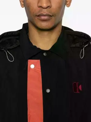Kolor Colour-block Hooded Jacket - Black