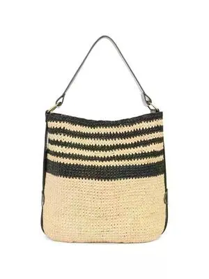 Isabel Marant Étoile Bayia Raffia Shoulder Bag - Neutrals