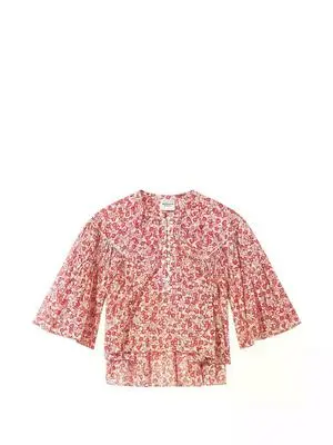 MARANT ETOILE Veelia Floral-print Top