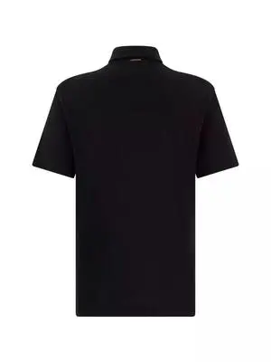 Zegna Pocket Polo Shirt - Black