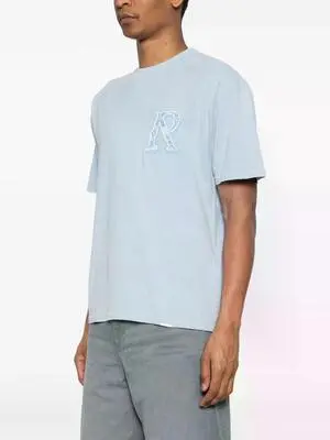 REPRESENT Western Initial Embroidery T-shirt - Blue