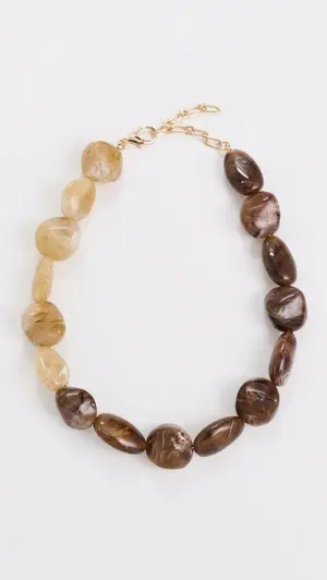 ADINA EDEN Agate Beaded Necklace