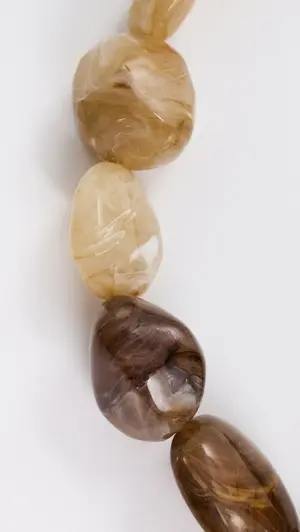 ADINA EDEN Agate Beaded Necklace