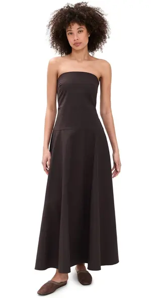 ST. AGNI Strapless Maxi Dress