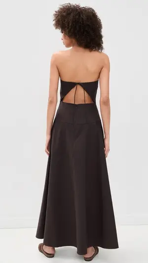 ST. AGNI Strapless Maxi Dress