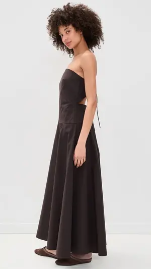 ST. AGNI Strapless Maxi Dress