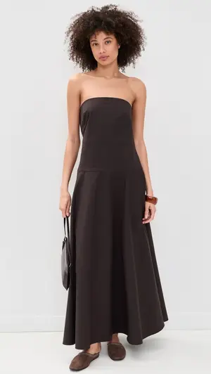 ST. AGNI Strapless Maxi Dress