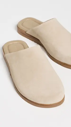 Simkhai Emery Suede Clogs - Desert