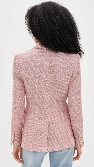 Generation Love Arielle Tweed Blazer - Pink Multi