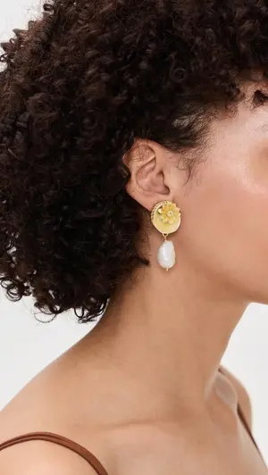 Brinker & Eliza Coconut Drift Earrings