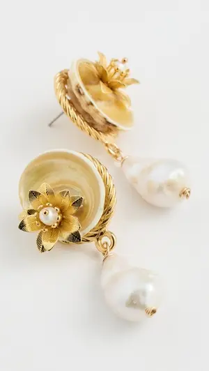 Brinker & Eliza Coconut Drift Earrings