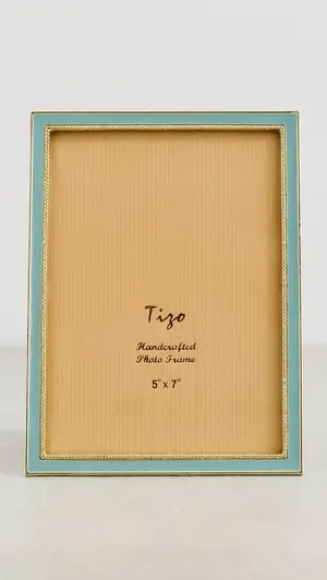 TIZO DESIGN Enameled Gold Frame