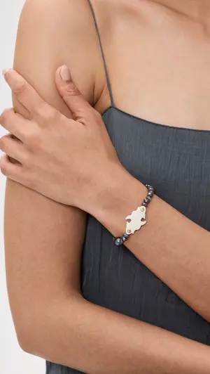 Chan Luu Carved Bone Fish Charm Bracelet