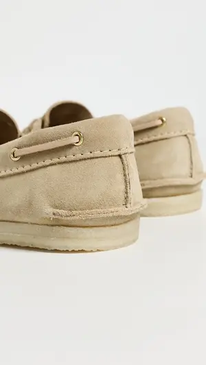 Clarks Godney Suede Boat Shoes