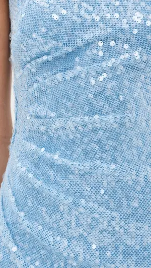 Veronica Beard Kimberly Sequined Midi Dress - Blue Jay