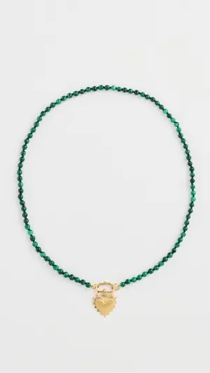 HART Gemstone Strand Heart Necklace