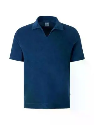 Fedeli V-neck T-shirt - Blue