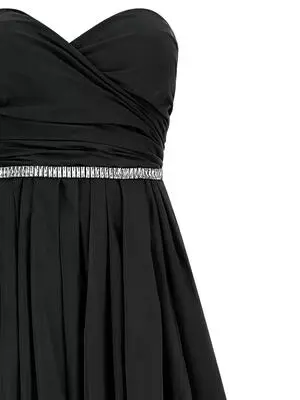 Pinko Off-the-shoulder Asymmetric Dress - Black