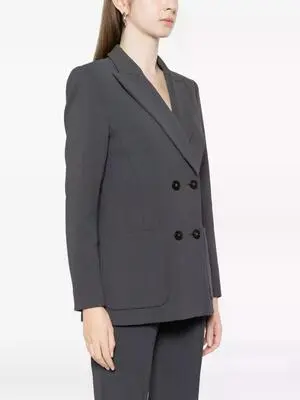 MARCCAIN Double-breasted Blazer - Grey