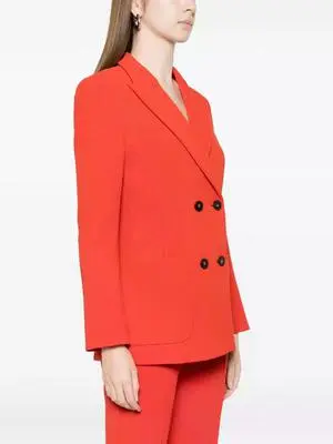MARCCAIN Double-breasted Blazer - Orange
