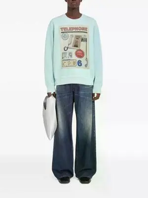 MAISON MARGIELA Graphic-print Sweatshirt