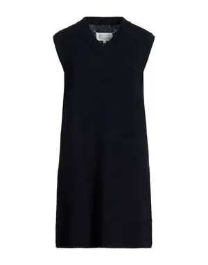 MAISON MARGIELA Mini Dress Size Wool - Navy