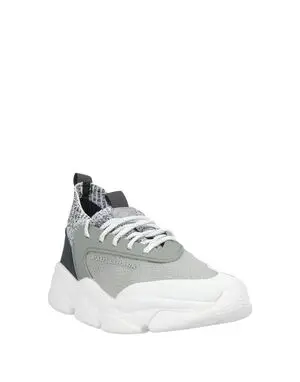 Paul & Shark Chunky Knit Sneakers With Rubber Sole - Grey
