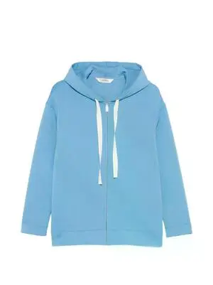 Max Mara Logo-print Zip-up Hooded Sweatshirt