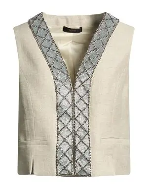 TWINSET Tailored Linen Vest