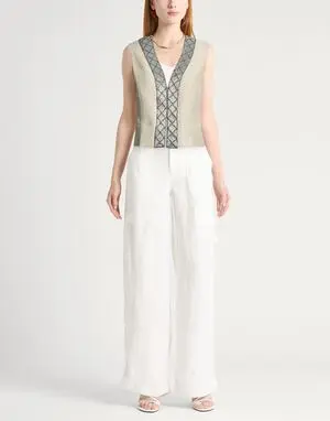 TWINSET Tailored Linen Vest